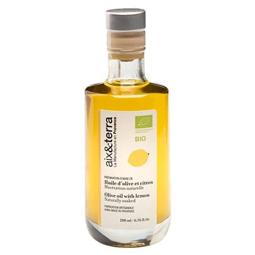 Huile d'olive au citron BIO - Aix & Terra – L'essentiel